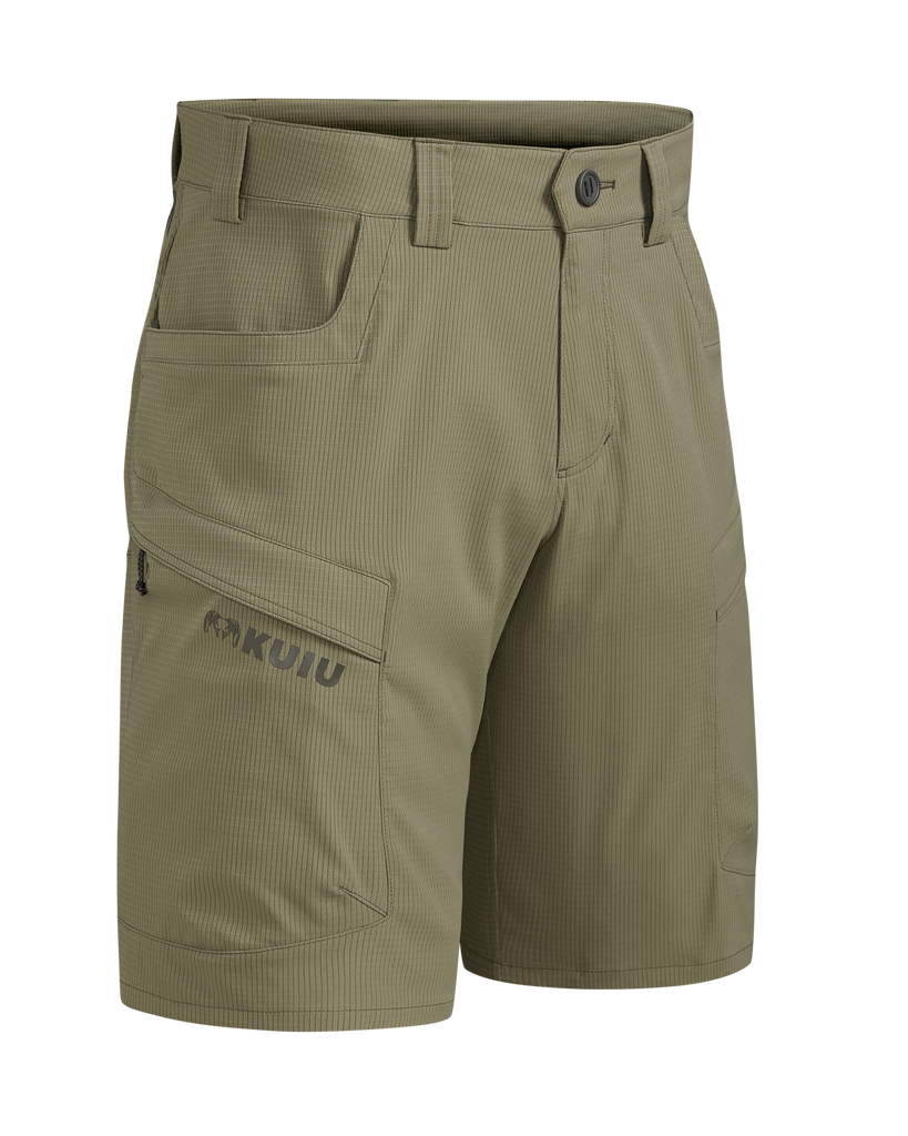 Tiburon 10″ UPF 50+ Breathable Shorts - Khaki | KUIU