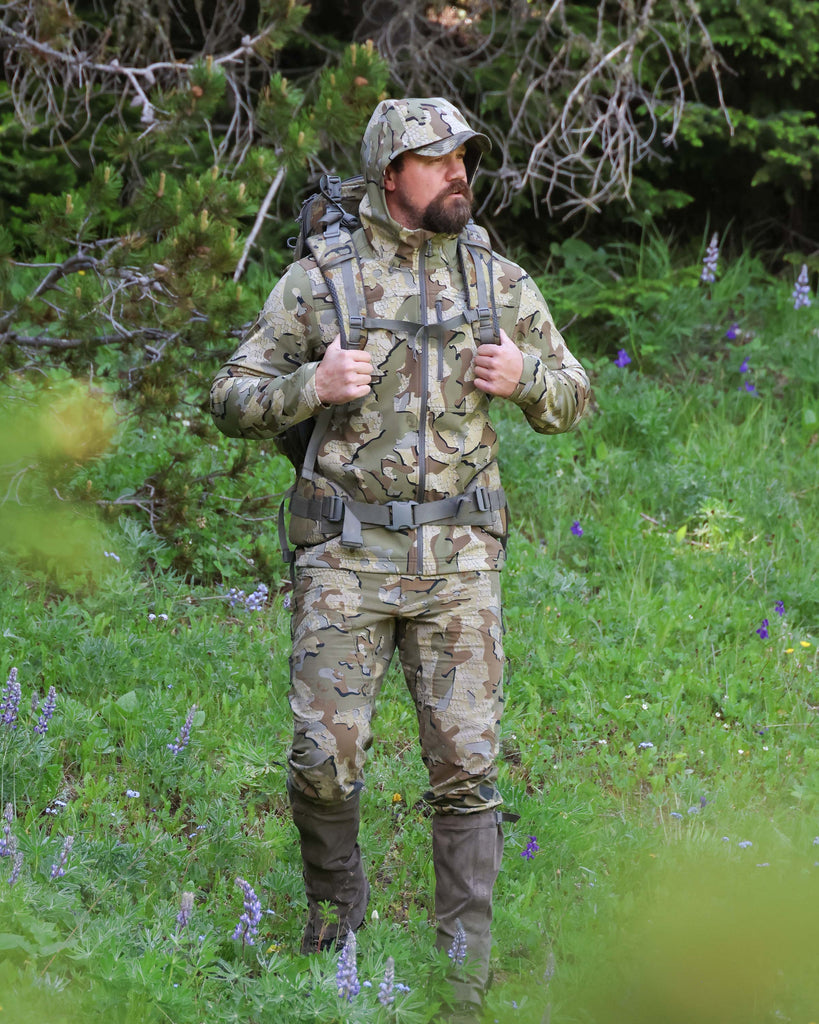 Alpine Fleece Lined Hooded Hunting Jacket - Ash | KUIU