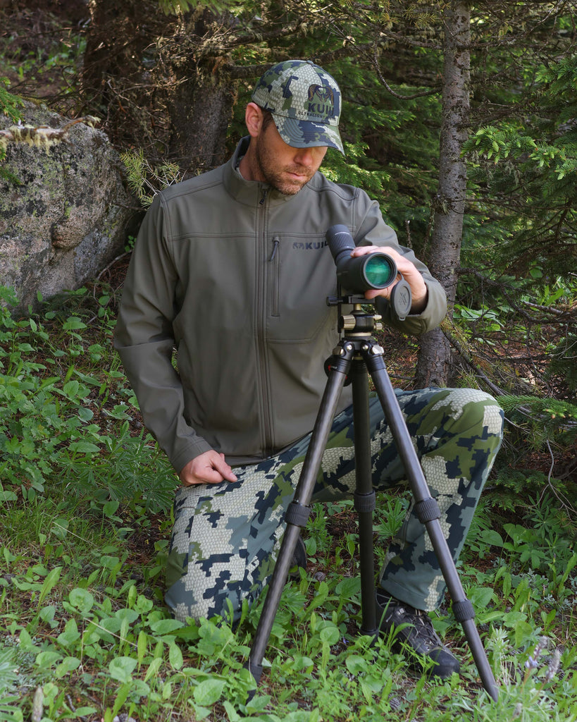 Alpine Men's Soft Shell Hunting Jacket - Ash | KUIU