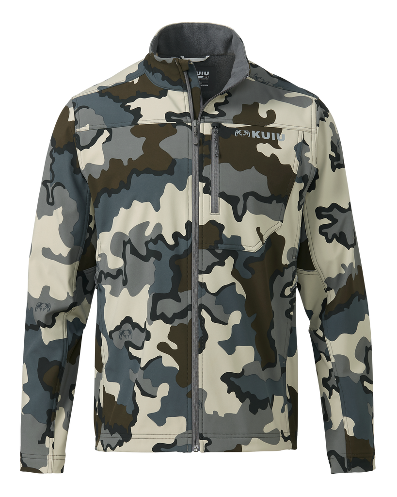 Alpine Men's Soft Shell Camo Hunting Jacket - Vias | KUIU