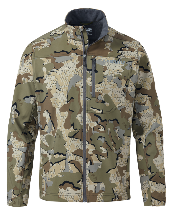 Alpine Men's Soft Shell Camo Hunting Jacket - Valo | KUIU