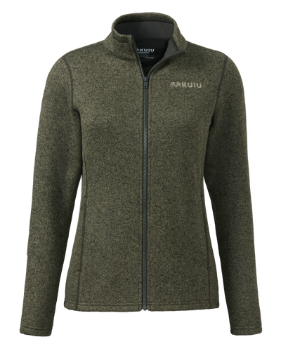 Women's Sweater Fleece Jacket - Olive Heather | KUIU
