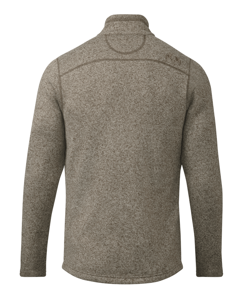 Base Camp Full Zip Fleece Sweater - Khaki Heather | KUIU