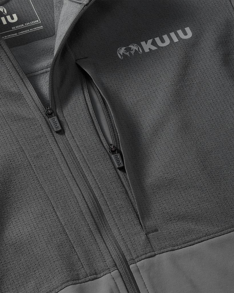 Bicomp Men's Water Resistant Jacket - Gunmetal | KUIU