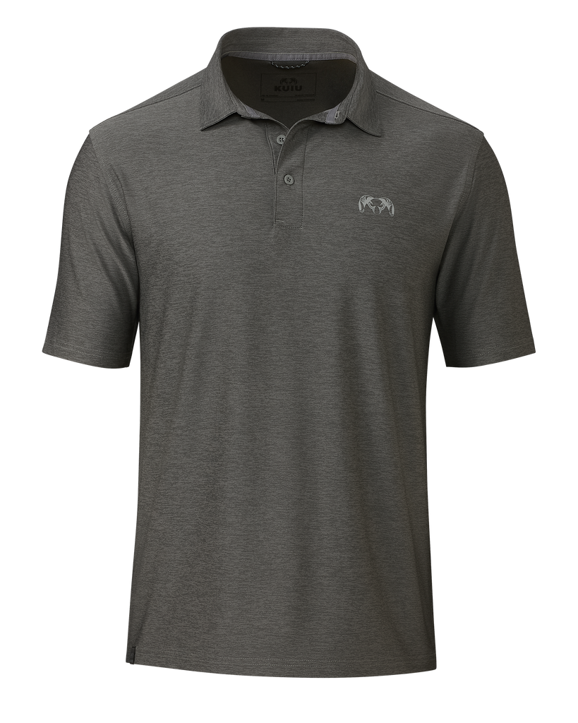 Active Polo Shirt - Heather Stone | KUIU