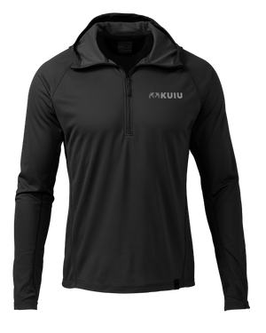 Outlet Peloton 97 Fleece Zip-T Hoodie | Black – KUIU