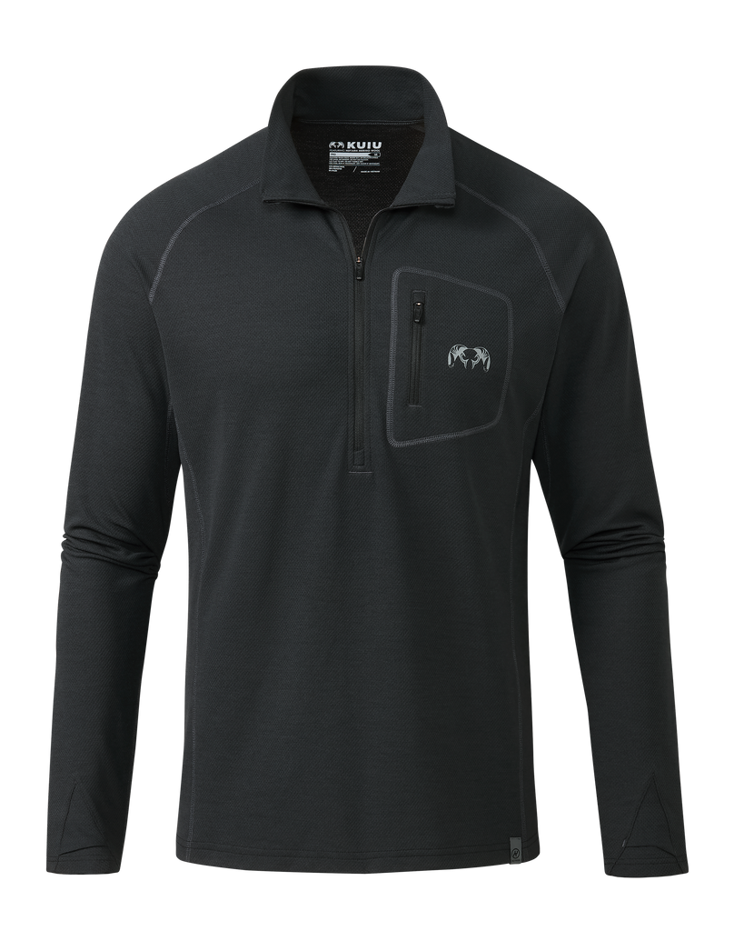 PRO Merino 200 Zip-T | Black – KUIU