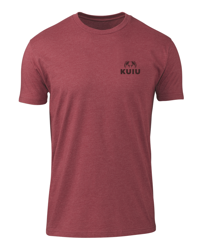 KUIU Ram Badge T-Shirt | Cardinal
