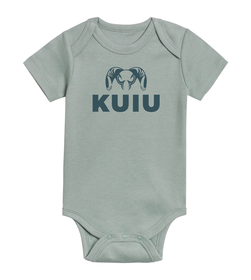 KUIU Stacked Logo Baby One-Piece | Tide