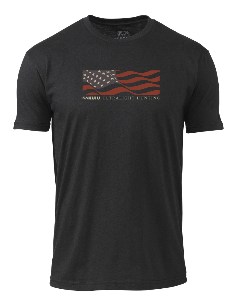 Outlet KUIU Flag Logo T-Shirt | Black