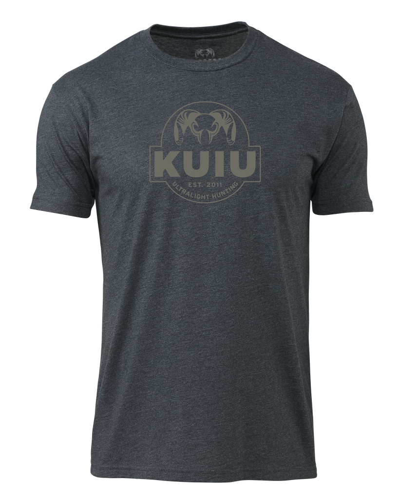 KUIU Circle Logo T-Shirt | Charcoal