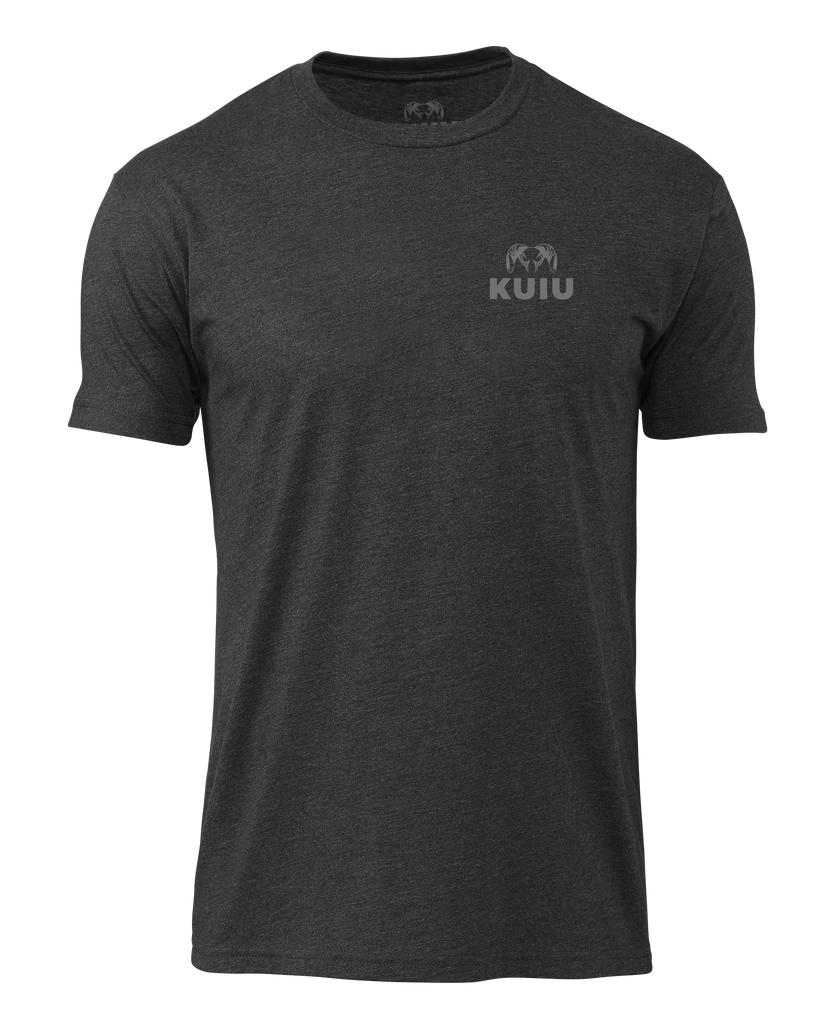 KUIU Island Fade T-Shirt | Charcoal