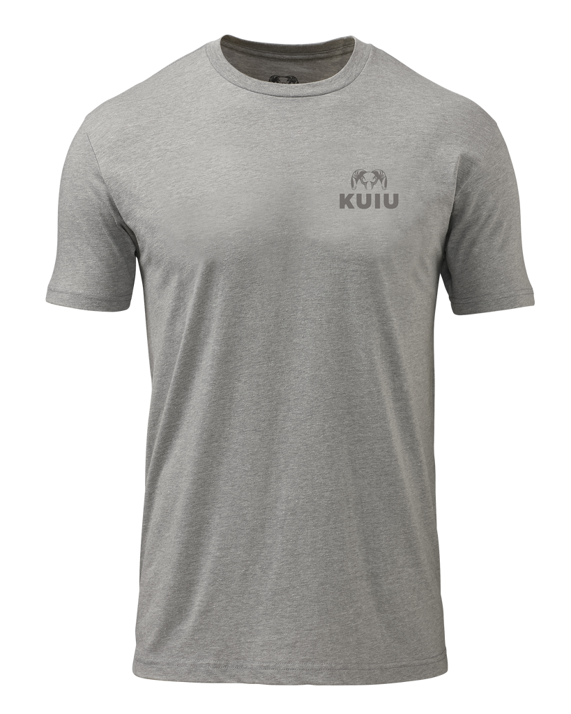 KUIU Island Fade T-Shirt | Heather Grey