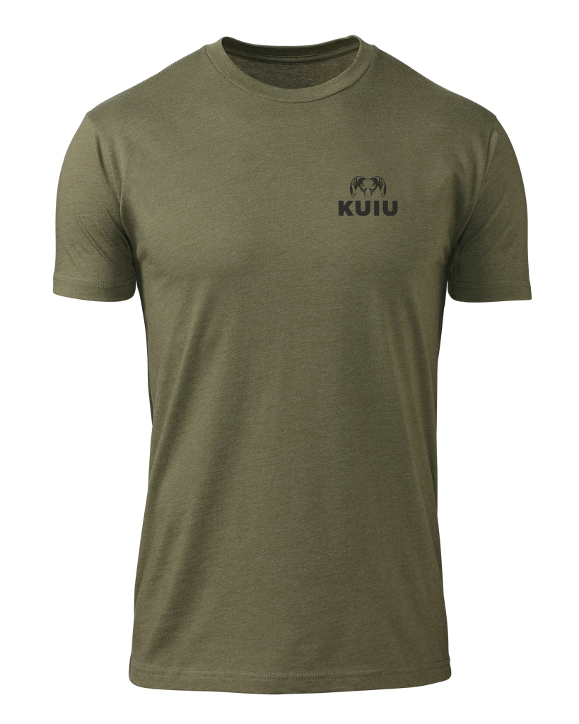 KUIU Island Fade T-Shirt | Military Green