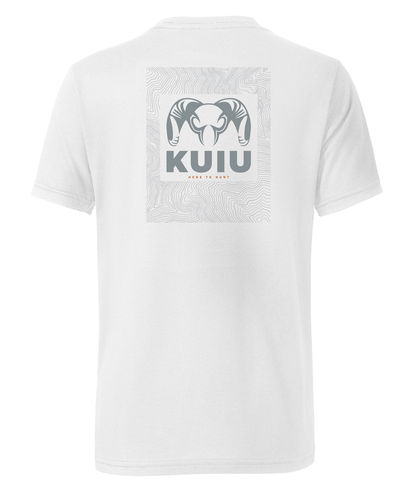 KUIU Youth Topo Back Logo T-Shirt | White