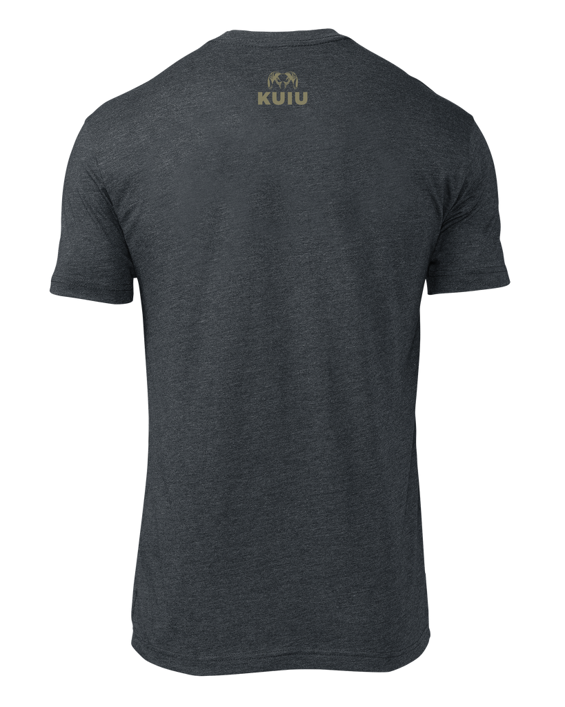KUIU Flag Block Logo T-Shirt | Charcoal