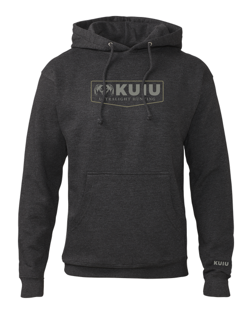 KUIU Shield Logo Hoodie | Charcoal