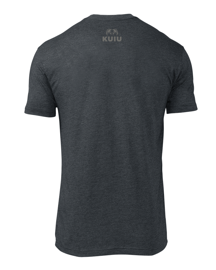 KUIU Here to Hunt Logo T-Shirt | Charcoal