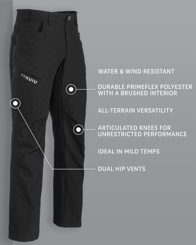 Quick-Drying Attack Hunting Pant - Black | KUIU