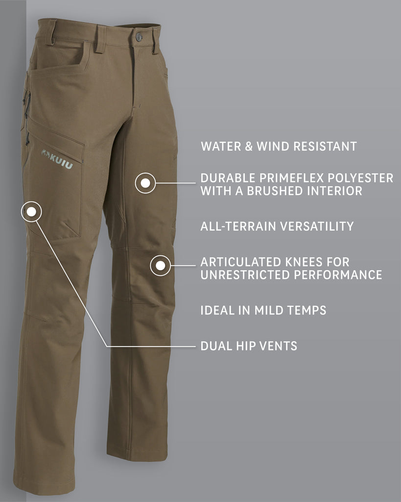 Quick-Drying Attack Hunting Pant - Dark Brown | KUIU