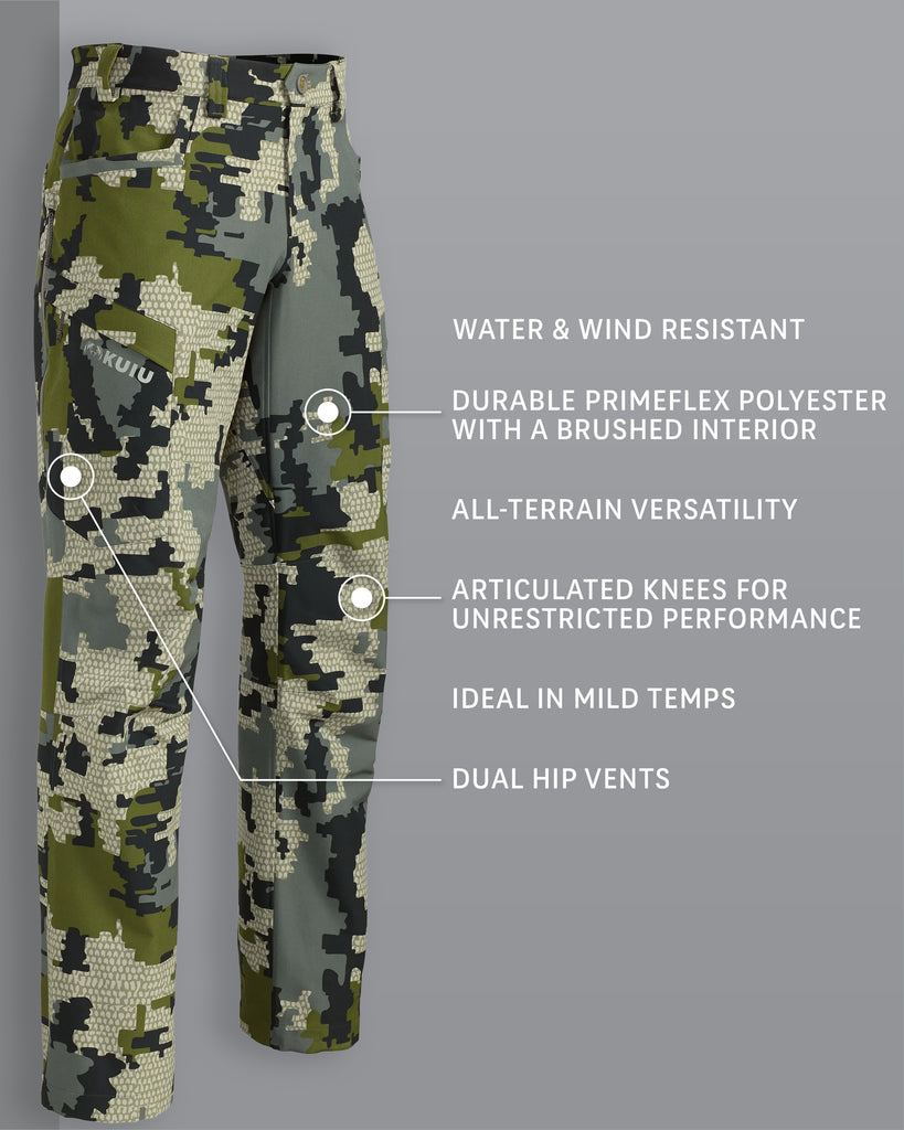 Quick-Drying Attack Hunting Pant - Verde Camo | KUIU
