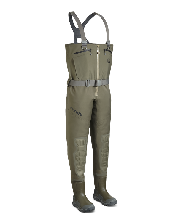 KUIU PRO HD Flex Zip Waterproof Hunting Wader - Ash | KUIU
