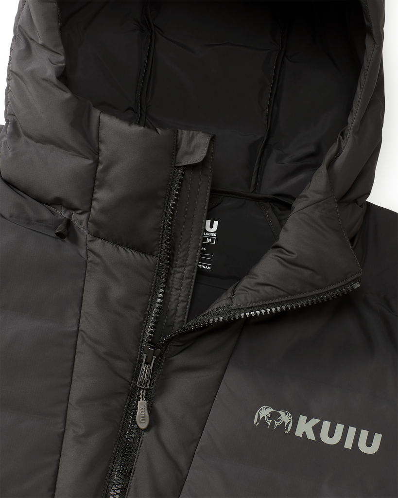 Elements Warm Windproof Jacket w/ Hood - Gunmetal | KUIU