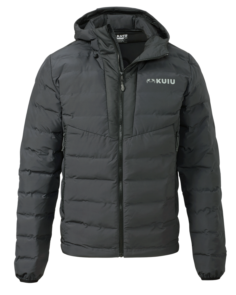 Elements Warm Windproof Jacket w/ Hood - Gunmetal | KUIU