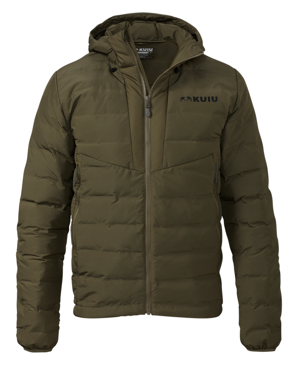 Elements Warm Windproof Jacket w/ Hood - Olive | KUIU