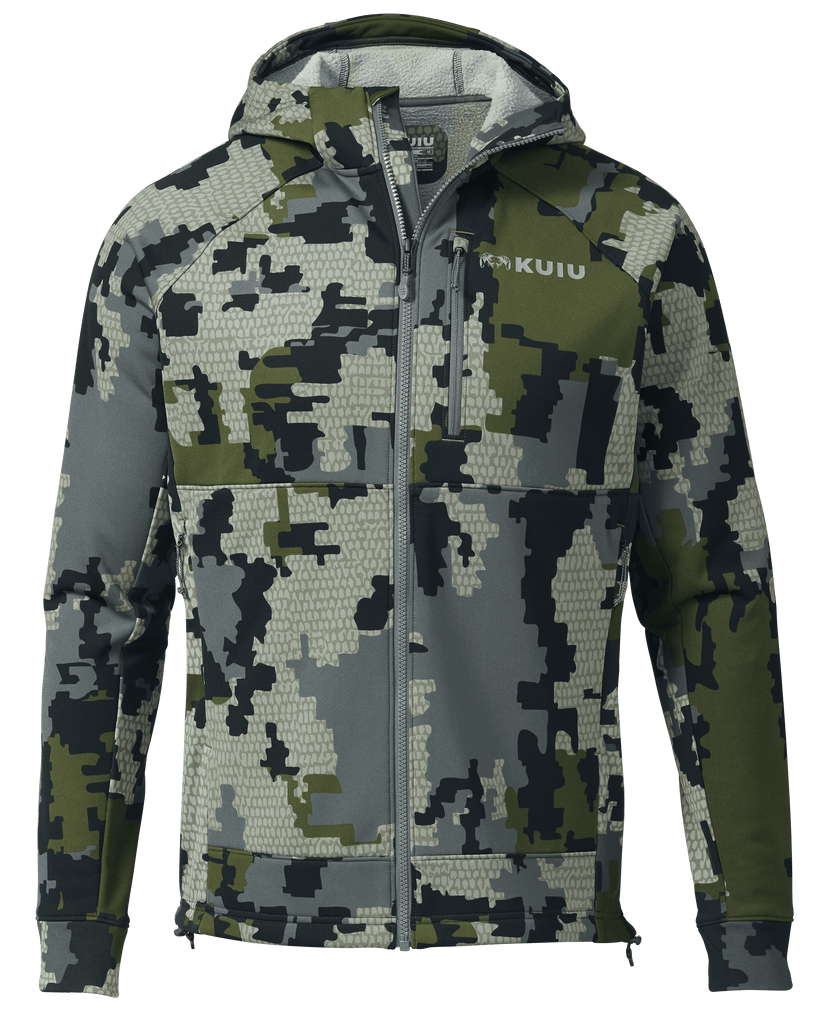 Men's Strongfleece 275 Zip Up T Hoodie - Verde | KUIU