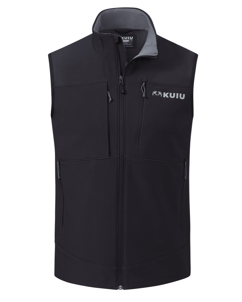 Guide PRO Soft Shell Vest - Black | KUIU