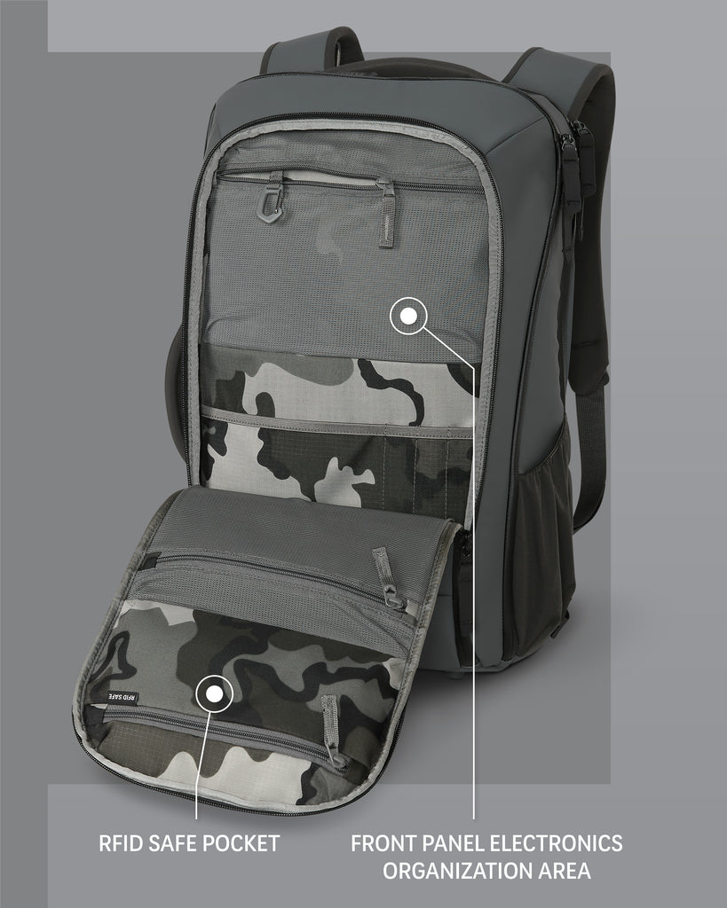 Durable Water Resistant Black Travel Backpack | KUIU