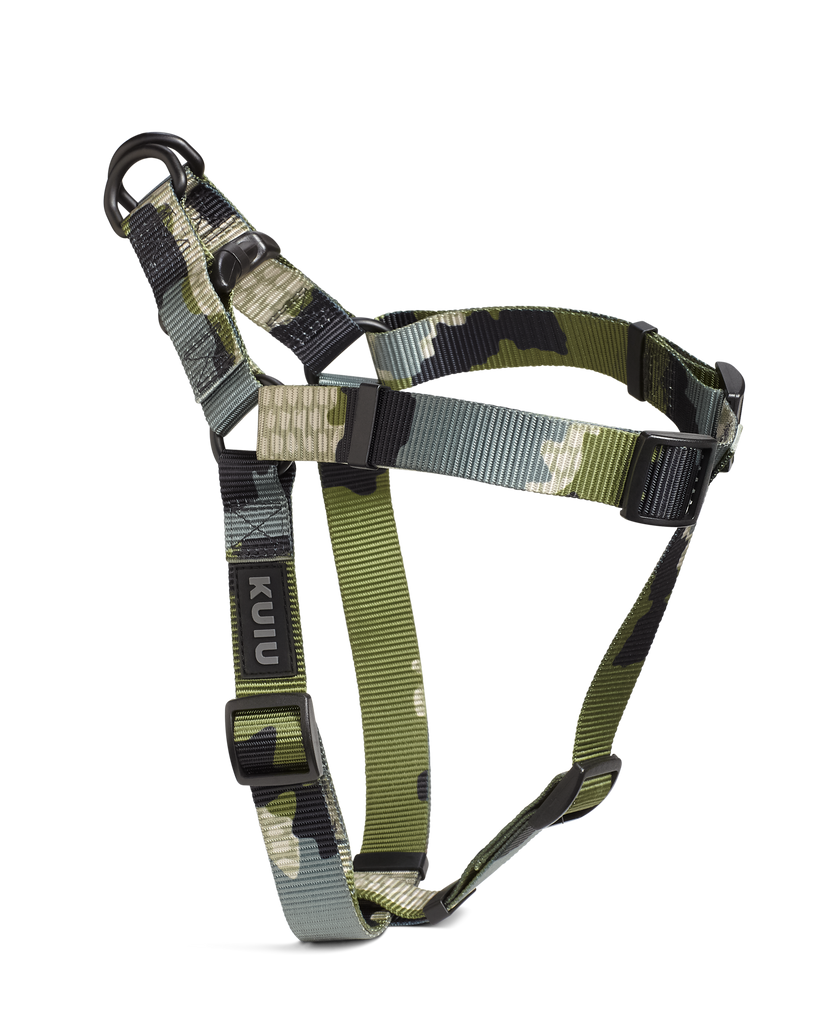 Camouflage Nylon Webbing Dog Harness - Verde Camo | KUIU