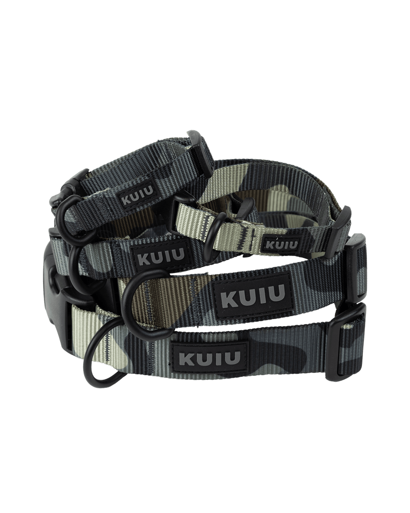 Camouflage Nylon Webbing Dog Collar - Vias Camo | KUIU