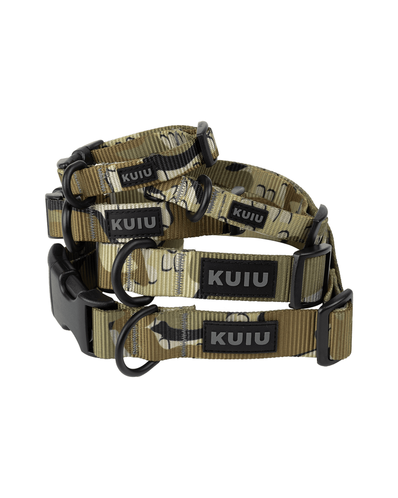 Camouflage Nylon Webbing Dog Collar - Valo Camo | KUIU