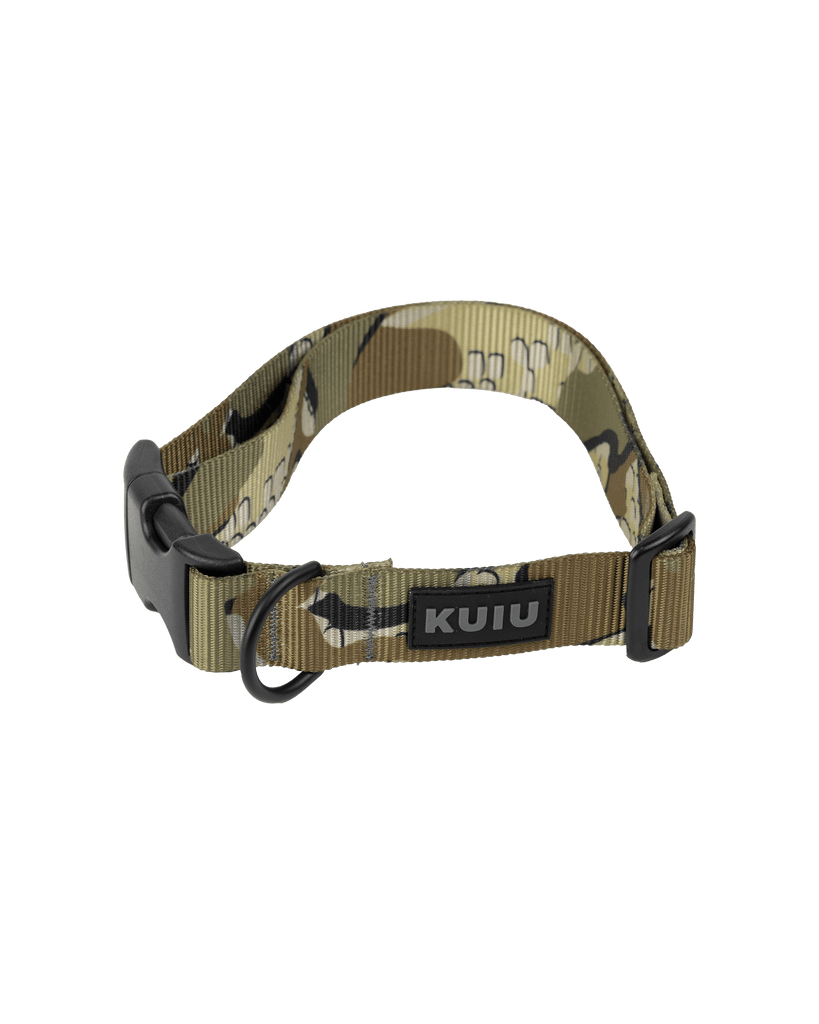 Camouflage Nylon Webbing Dog Collar - Valo Camo | KUIU