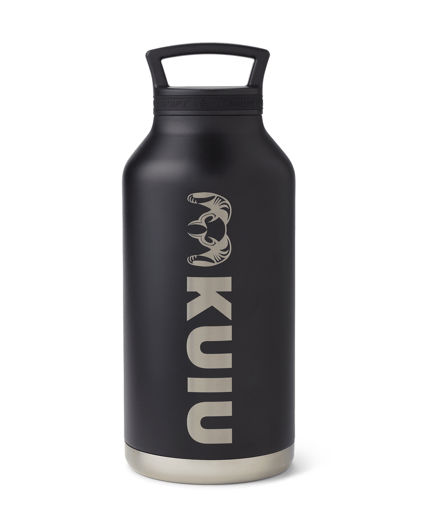 KUIU 64 oz Stainless Steel Growler - Black | KUIU