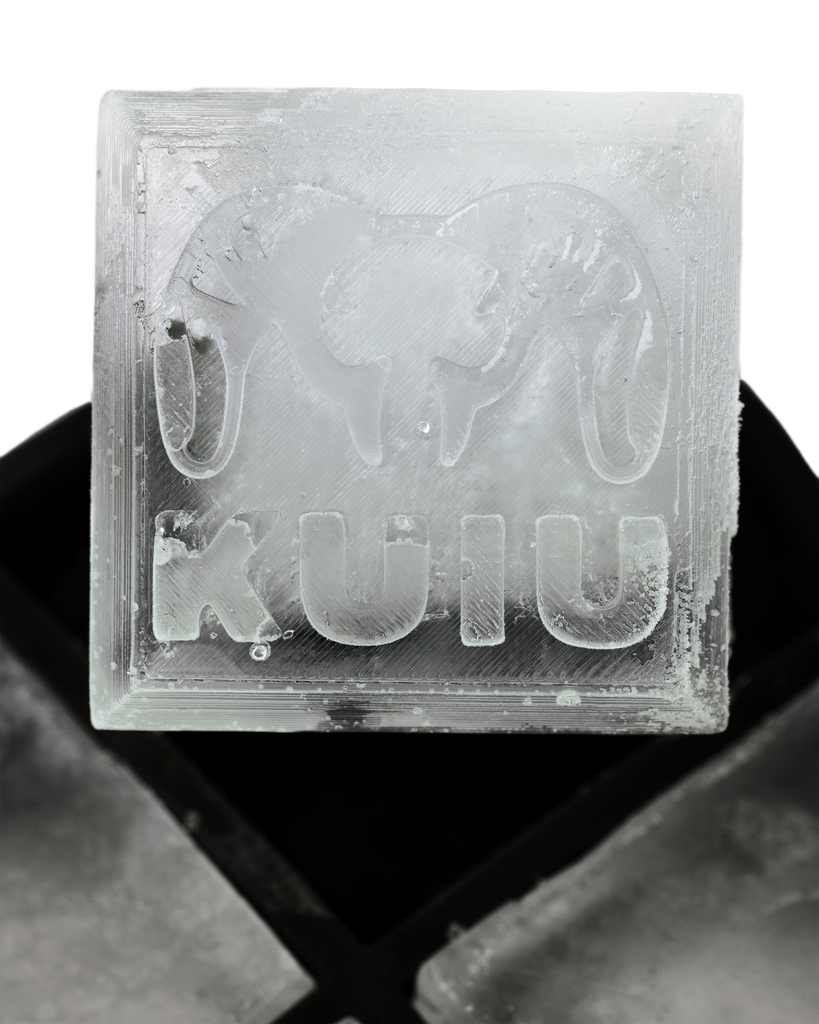 KUIU Branded Big Square Ice Cube Tray - Black | KUIU