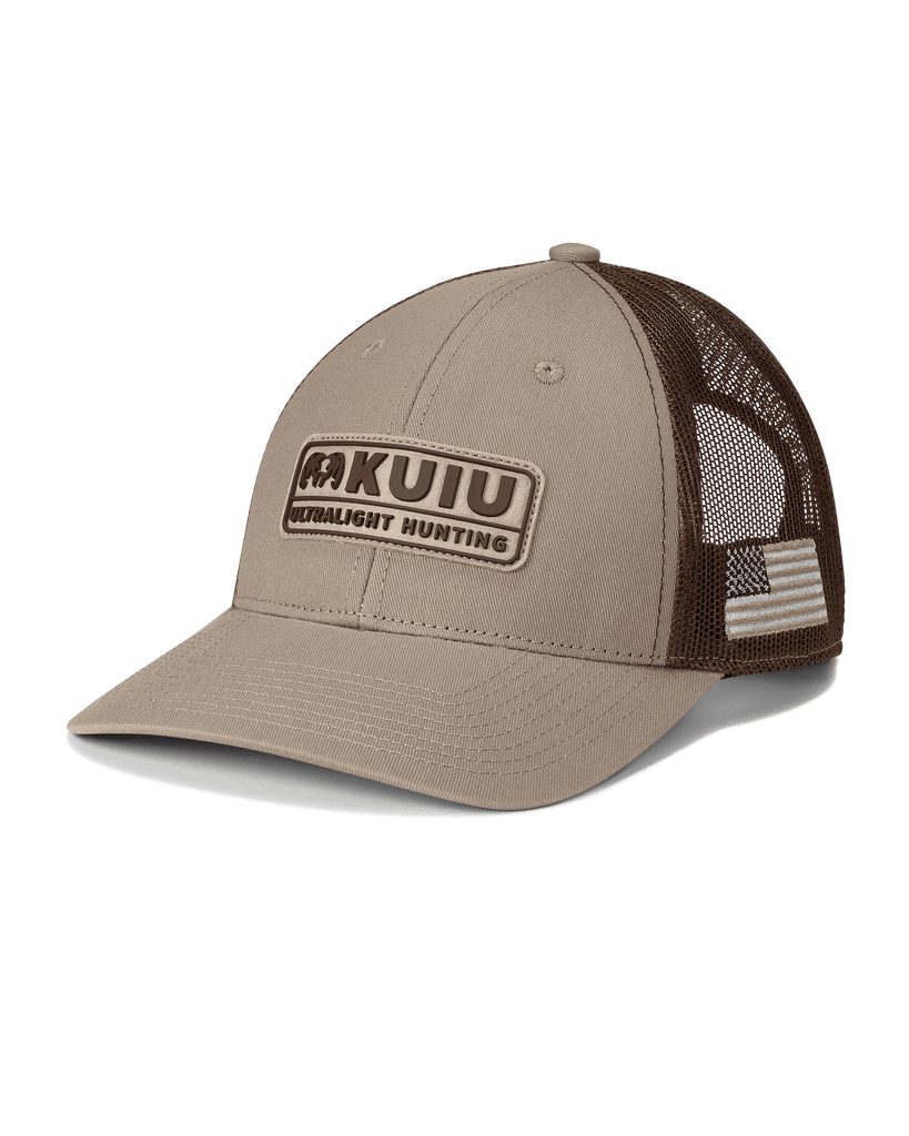 KUIU Ultralight Hunting Patch Hat | Khaki/Brown