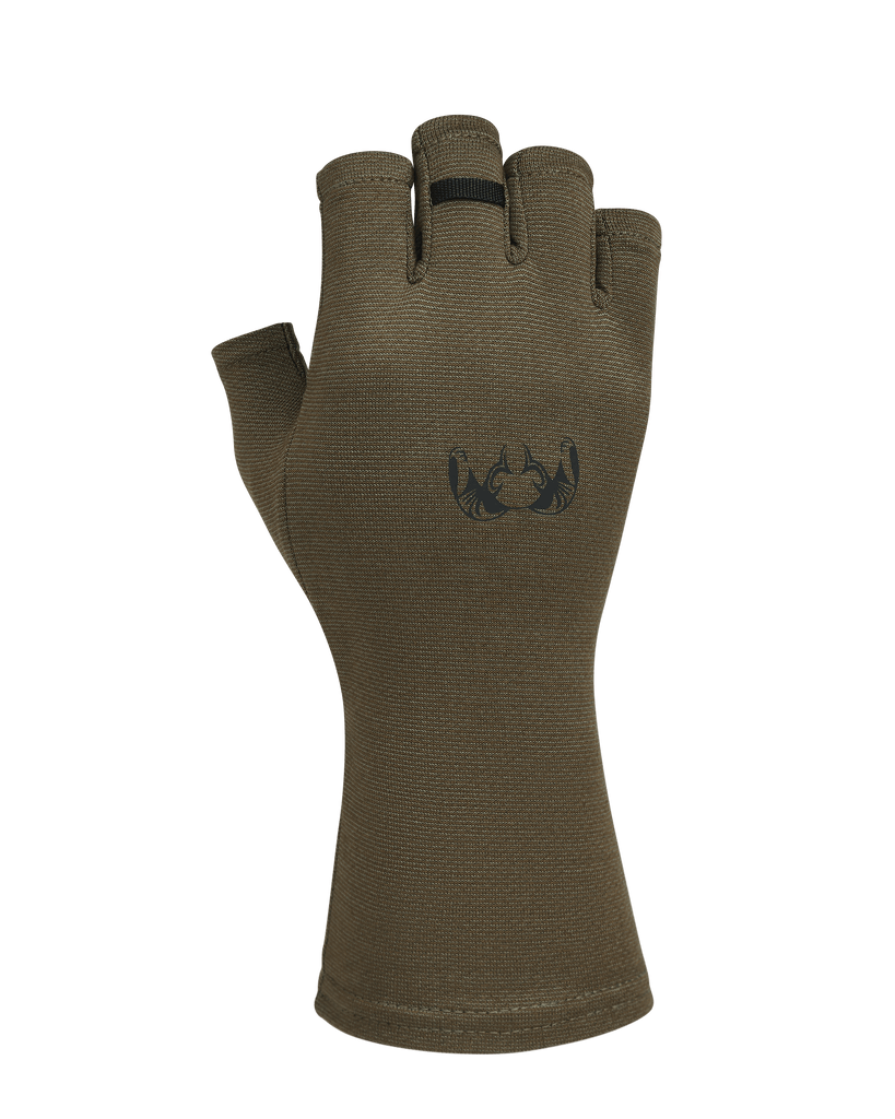 Merino Fingerless Bow Hunting gloves - Ash | KUIU