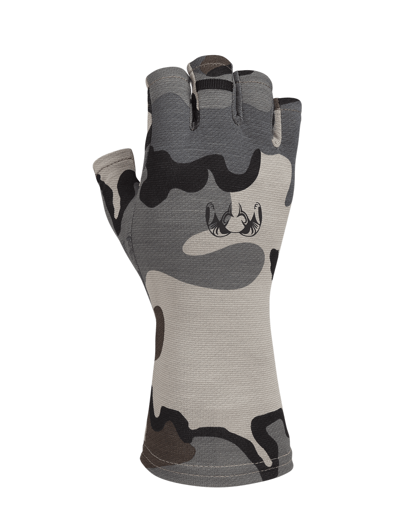 Merino Fingerless Bow Hunting gloves - Vias Camouflage | KUIU