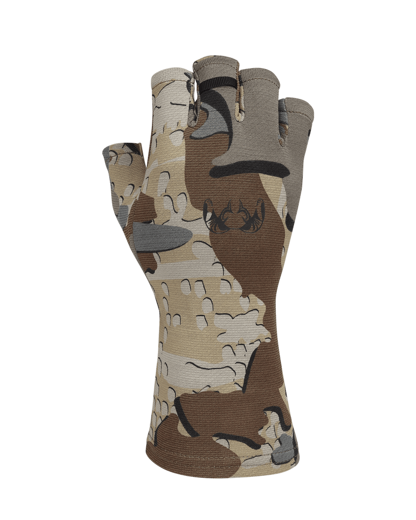 Merino Fingerless Bow Hunting gloves - Valo Camouflage | KUIU