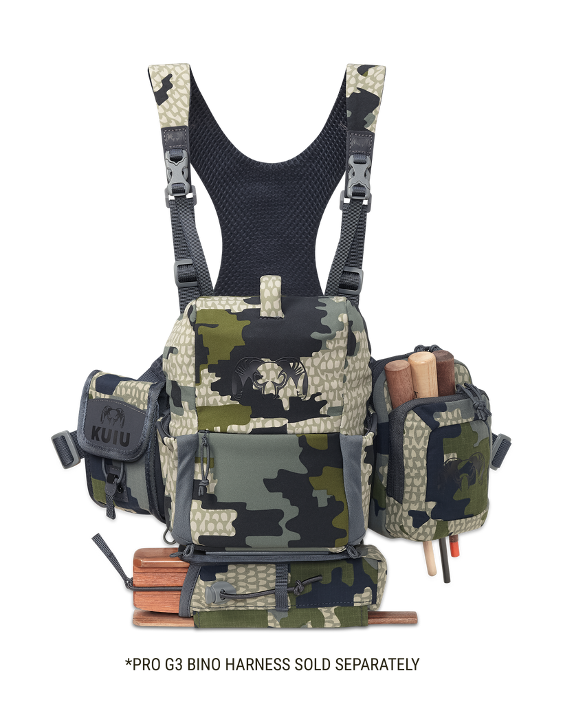 PRO G3 Turkey Hunting Bino Harness - Verde Camo | KUIU
