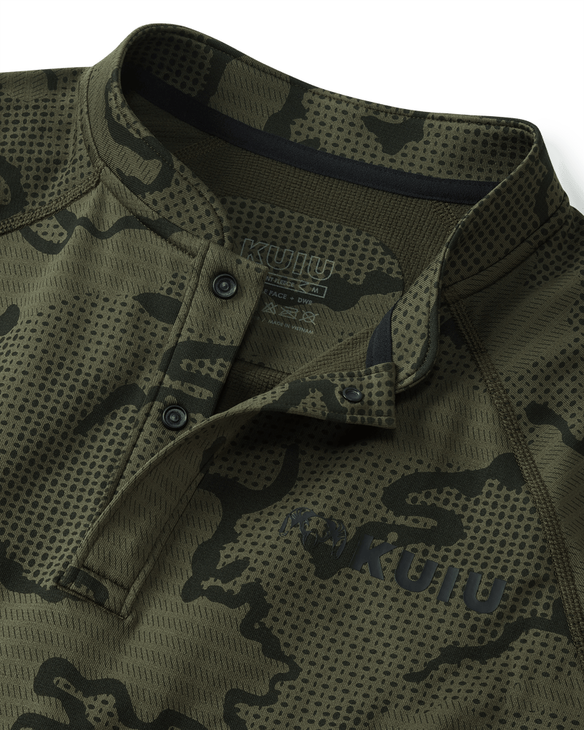 Ridgepoint Outdoor Fleece Henley - Olive Tonal | KUIU