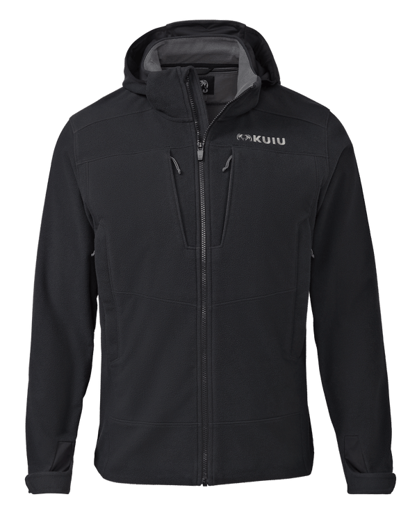 KUIU Proximity LT Hooded Windproof Hunting Jacket - Black