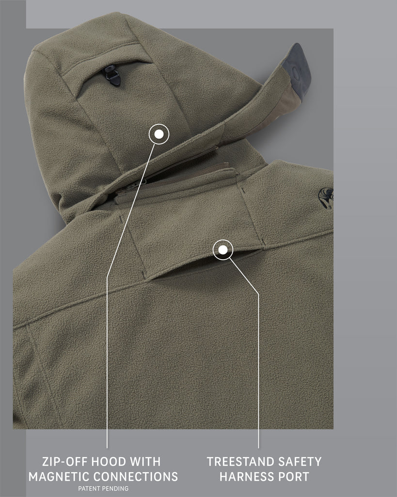 KUIU Proximity LT Hooded Windproof Hunting Jacket - Ash