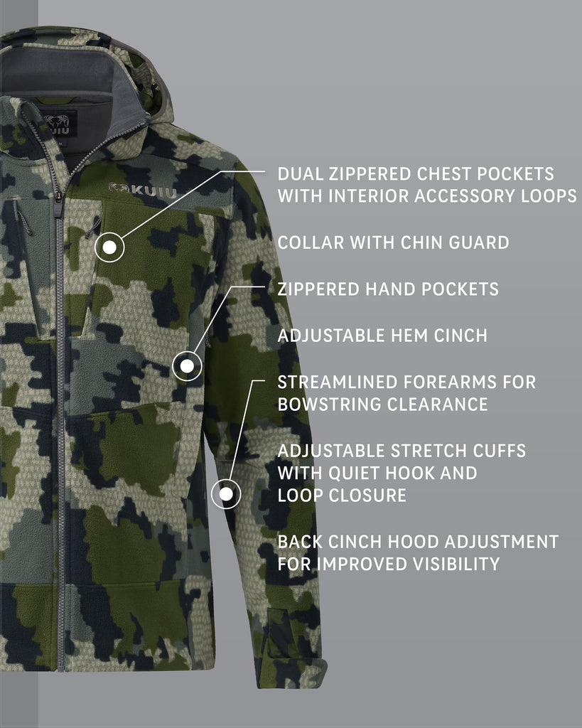 Proximity LT Hooded Windproof Hunting Jacket - Verde Camo – KUIU