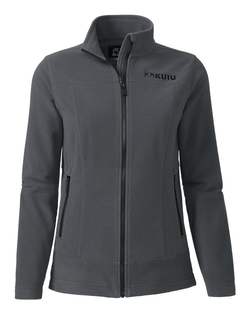 Women's Hunting Fleece Full Zip - Gunmetal | KUIU