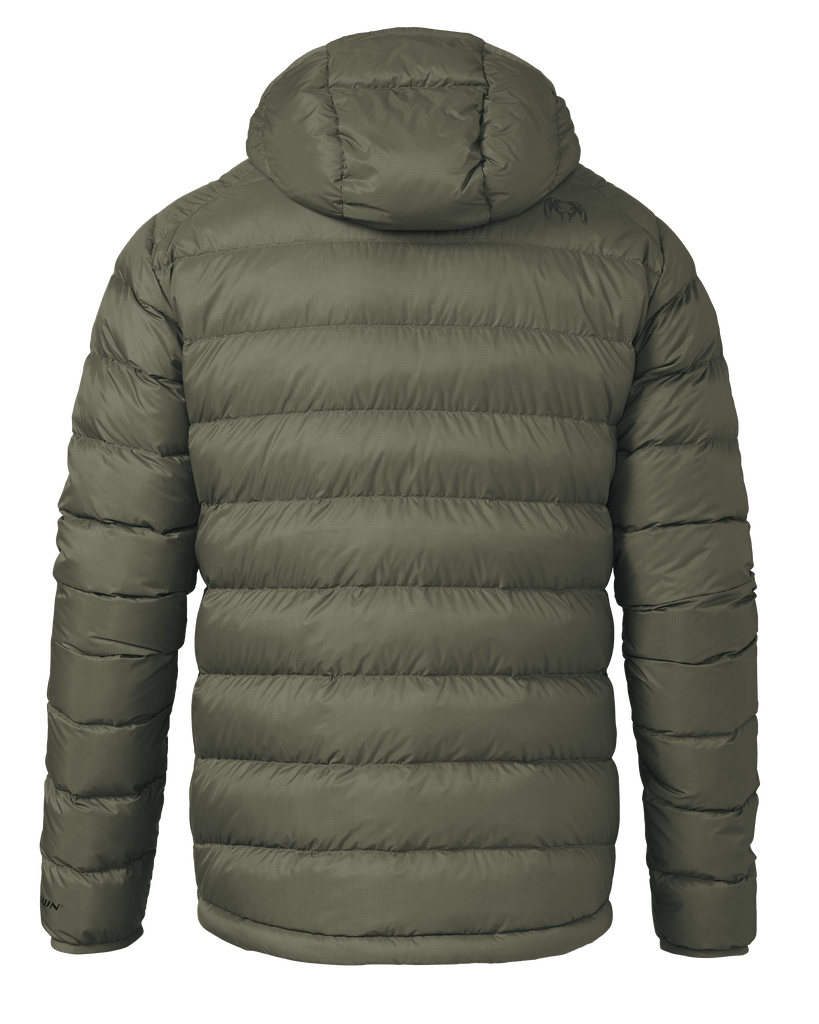 Men's Super Down LT Hooded Jacket - Ash | KUIU
