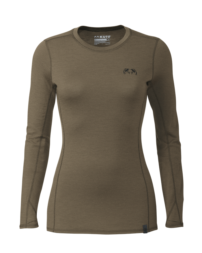 Women's ULTRA Merino 145 LS Crew Hunting Shirt | Ash – KUIU